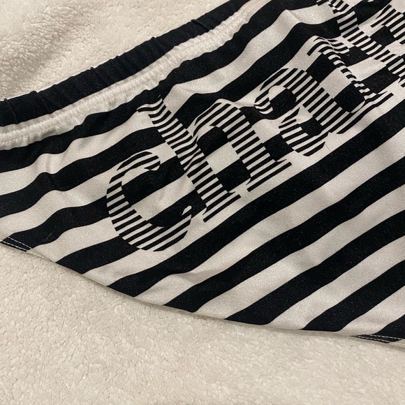Charlie by MZ | Swim | Charlie By Mz Black And White Striped Logo ...